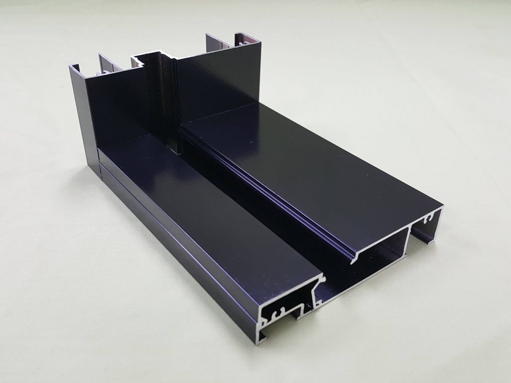 64MM SUP GLAZING FRAME KIT BLACK 900 X 1800 - Bris Aluminium